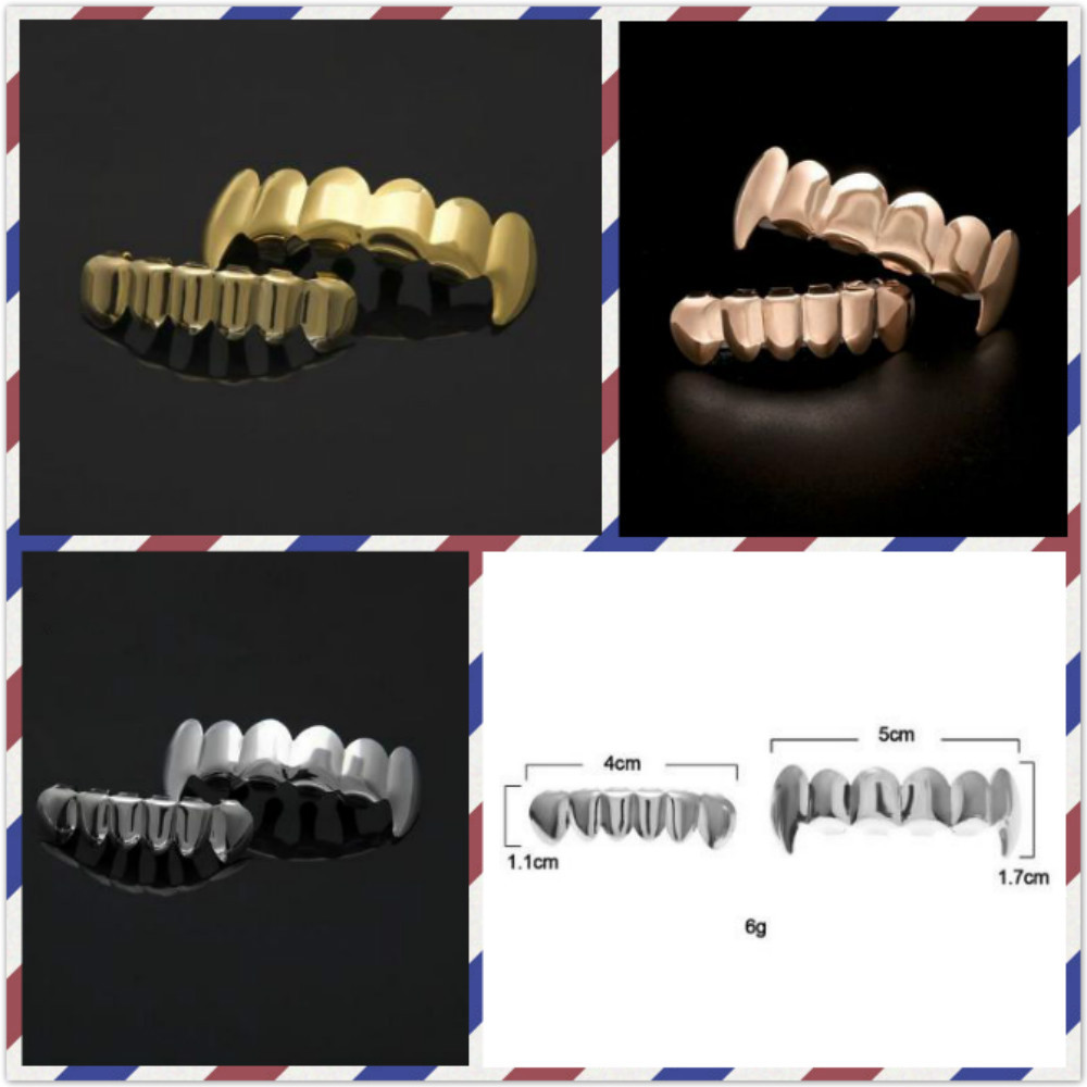 20+ Styles Hip-hop Rapper Mouth Caps Custom Teeth Grills Tooth Grillz ...