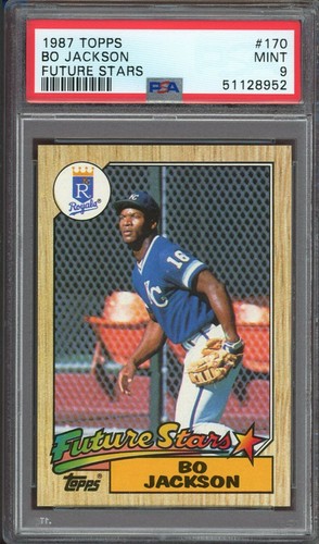 1987 Topps Bo Jackson #170 FUTURE STARS PSA 9 | eBay