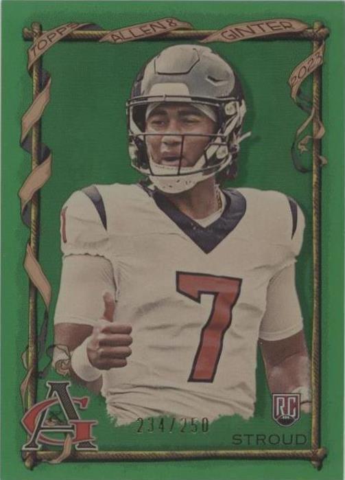 2023 Topps Composite - Allen and Ginter C.J. Stroud #402 Green Portrait ...