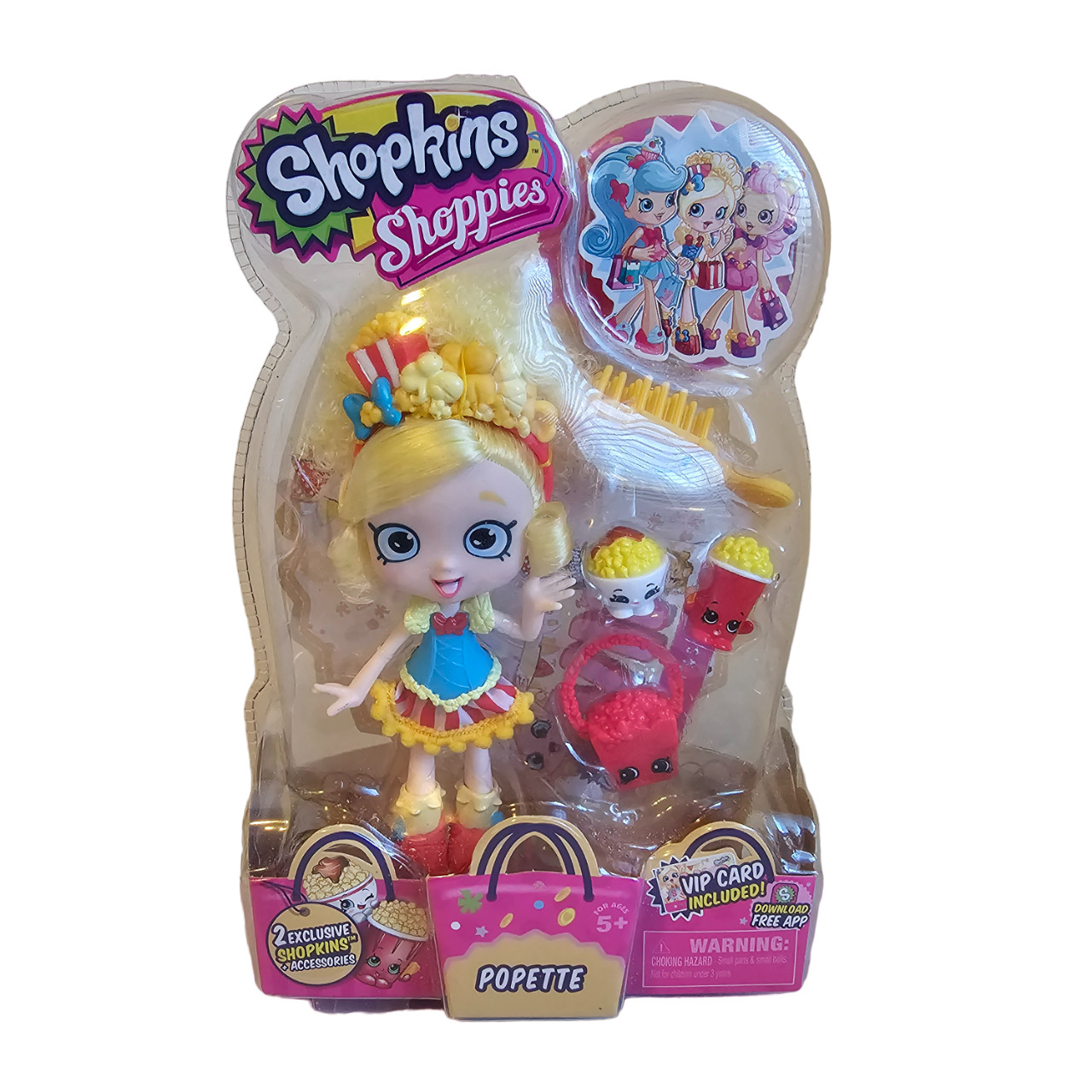 Moose Toys Shopkins Shoppies Popette Girls Day Out Doll & Exclusive ...