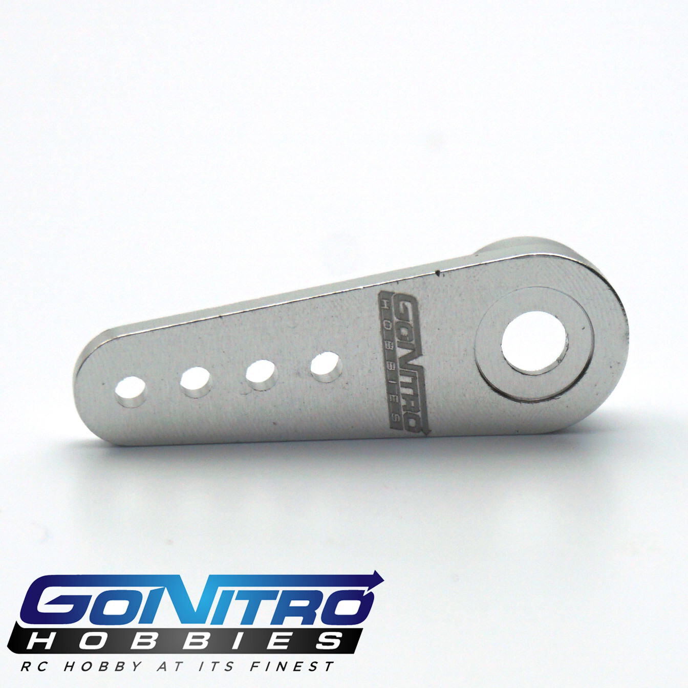 Go Nitro Hobbies 24T Small Aluminum One Way Servo Arm 4 Silver Hitec | eBay