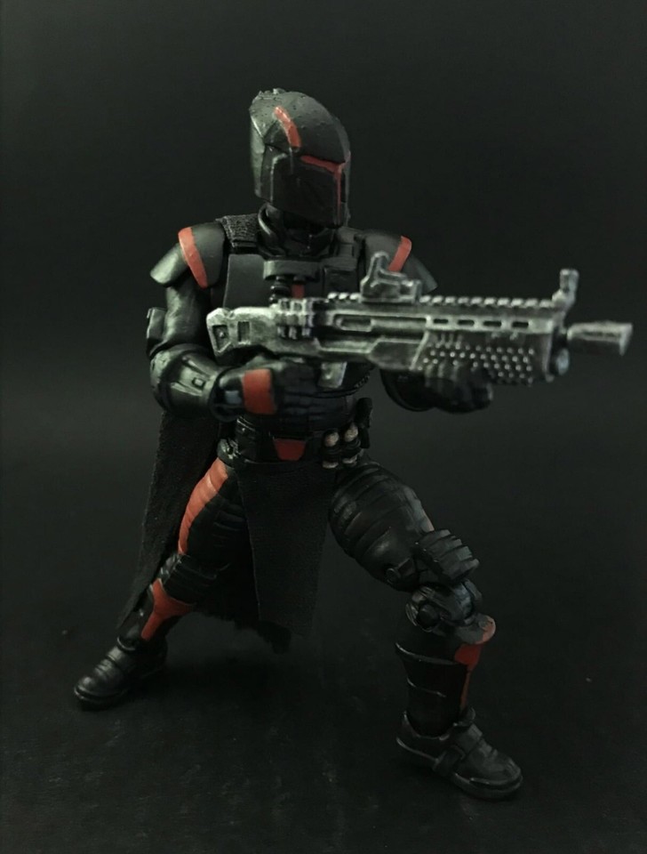 STAR WARS CUSTOM Sith Mando 3.75 SITH JEDI CUSTOM | eBay