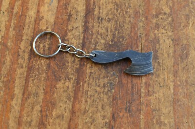 hand forged key chain in damascus steel new from the Eagle Collectionc ...