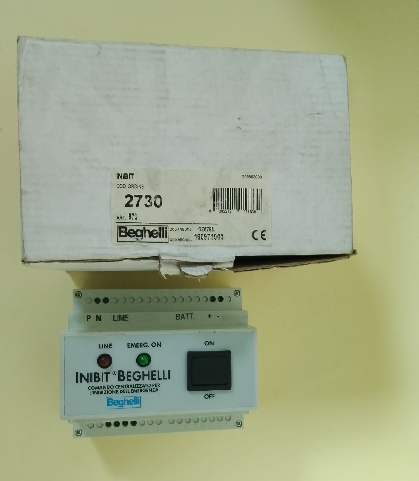 Beghelli 2730 Inibit 973 Comando R.Mode GZ5765 for sale online | eBay