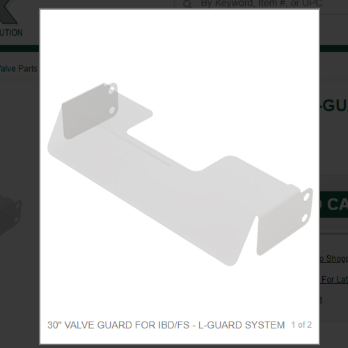 30" VALVE GUARD FOR IBD/FS - L-GUARD SYSTEM # 82-6650 | eBay
