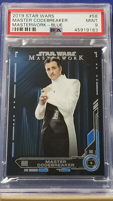 Master Codebreaker - 2019 Star Wars Masterwork Blue #58 PSA 9 | eBay