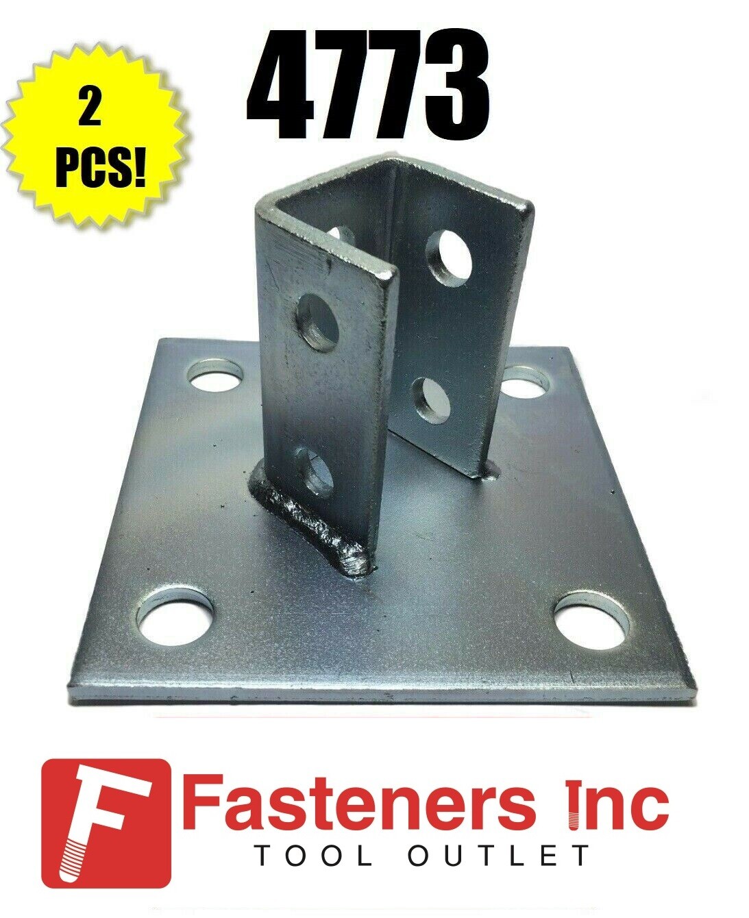 (#4773) P2072A EG Angled Post Base 1-5/8" for Unistrut / B-Line Channel ...