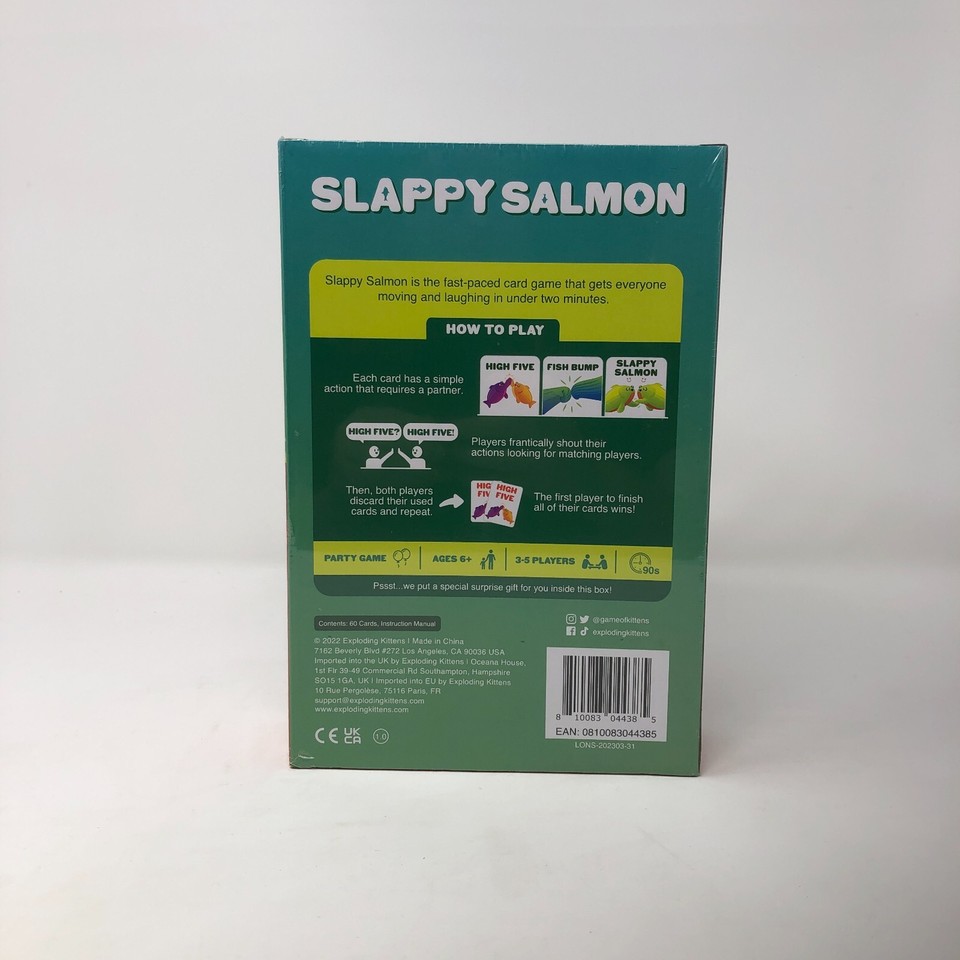 SLAPPY SALMON - A 90 Second Game That You Will Play For Hours SEALED | eBay