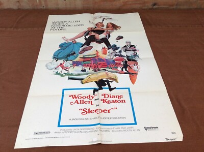 1974 Sleeper Original Movie House Full Sheet Poster | eBay