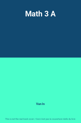 Math 3 A, Van In | eBay