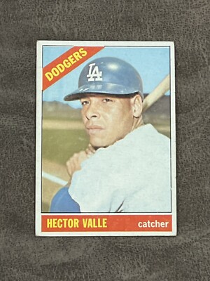 1966 Topps Hector Valle #314 EX-MT Los Angeles Dodgers | eBay