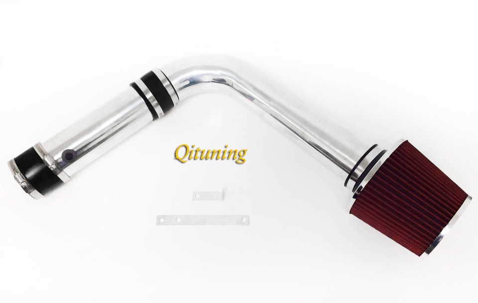 COATED BLACK Cold Air Intake Kit + Filter For 2005-2008 Acura RL 3.5L ...