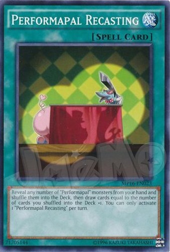Yugioh - Performapal Recasting - NM - Plus Free Holographic Card | eBay