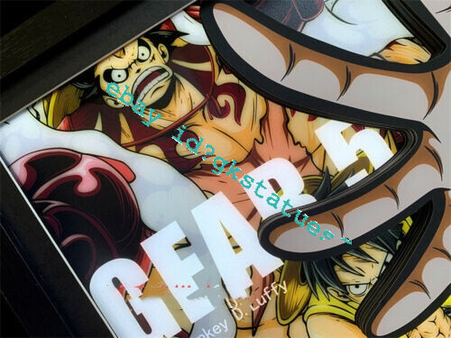 SMHL One Piece Gear 5 Nika Luffy Framed Decorative Painting 63x33cm In Stock | eBay