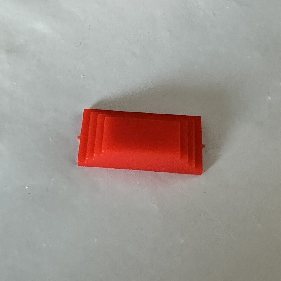 HOTELS Board Game Milton Bradley 1987 Replacement Red Hotel Entrance ...