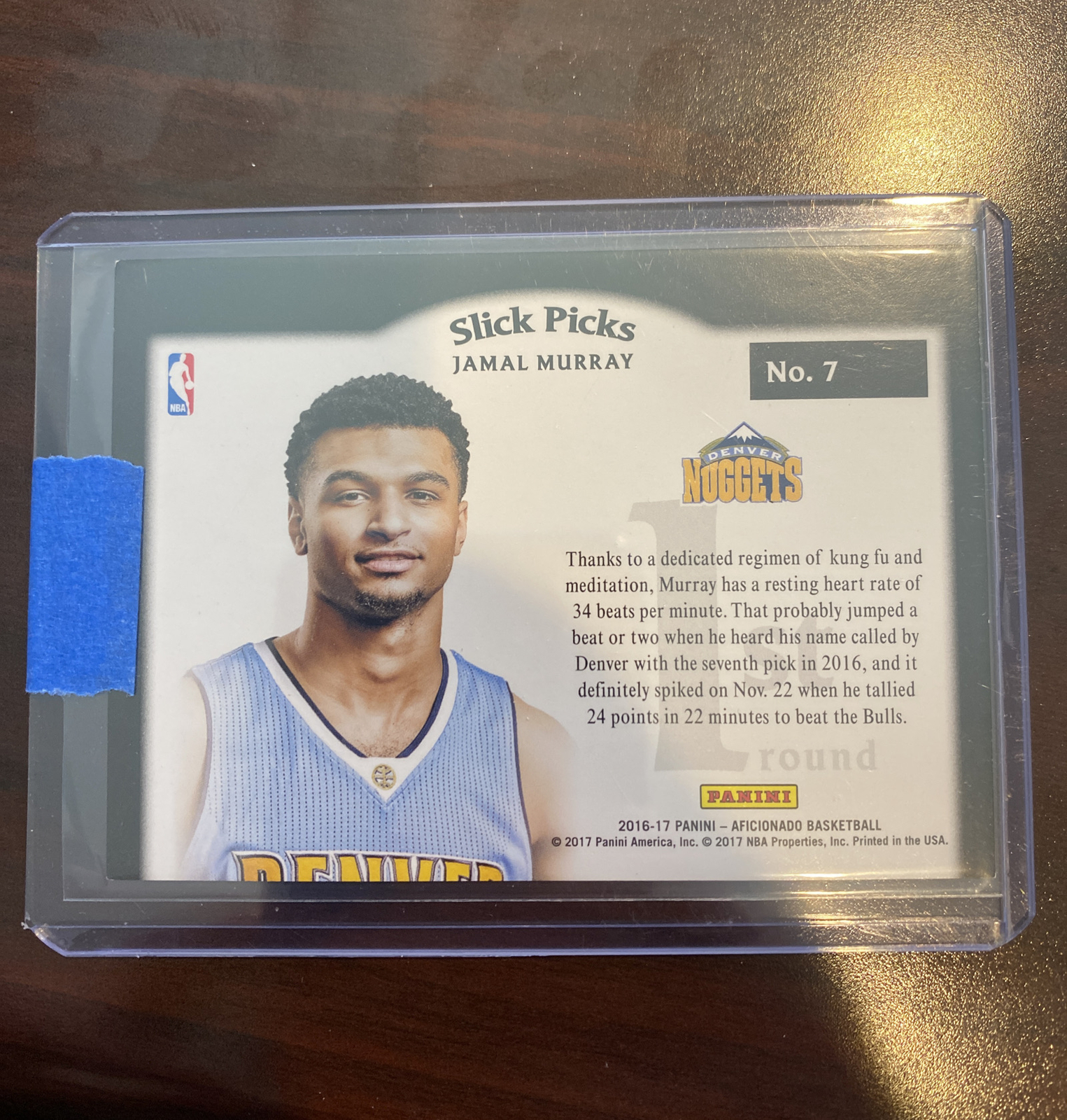 2016-17 Panini Aficionado Jamal Murray Artist's Proof Slick Picks #/99 Rookie RC | eBay