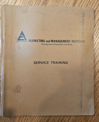 Allis Chalmers Gleaner Model L Self-Propelled Combine Service Training ...