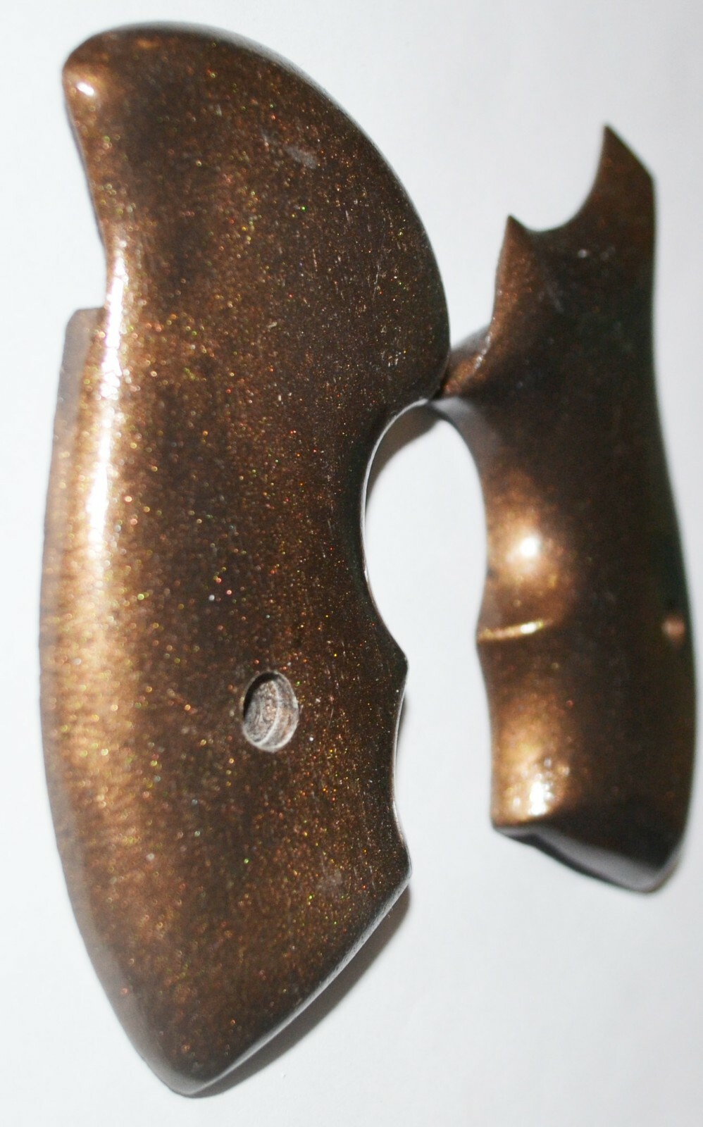 Taurus model 65, 66, 44, 415, 608 pistol grips dark brown plastic with ...