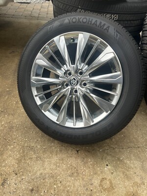 20" Toyota Grand Highlander OEM wheels rims tires 5x120 5x4.75 NEW 2024 ...