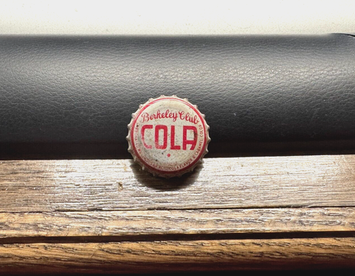 RARE BERKELEY CLUB COLA SODA POP CORK BOTTLE CAP / CROWN BERKELEY ...