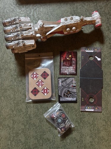 CR90 Corellian Corvette (Tantive IV) Star Wars X-Wing Miniatures FFG w ...