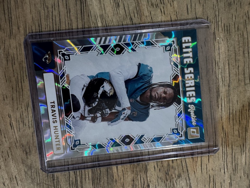 Lot Of 2 Travis Hunter Rookie Cards Downtown , Elite Series With Frame ...
