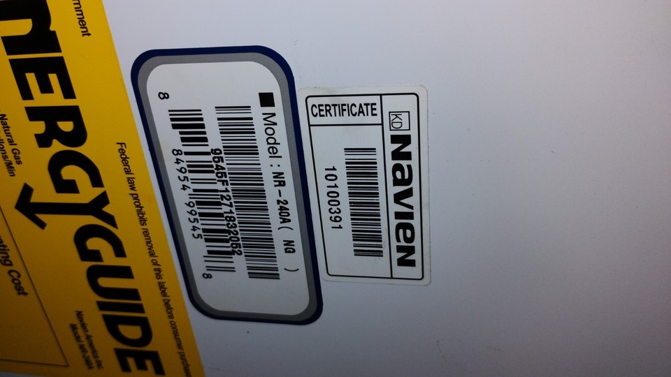 Navien NR-240A Tankless Water Heater | eBay