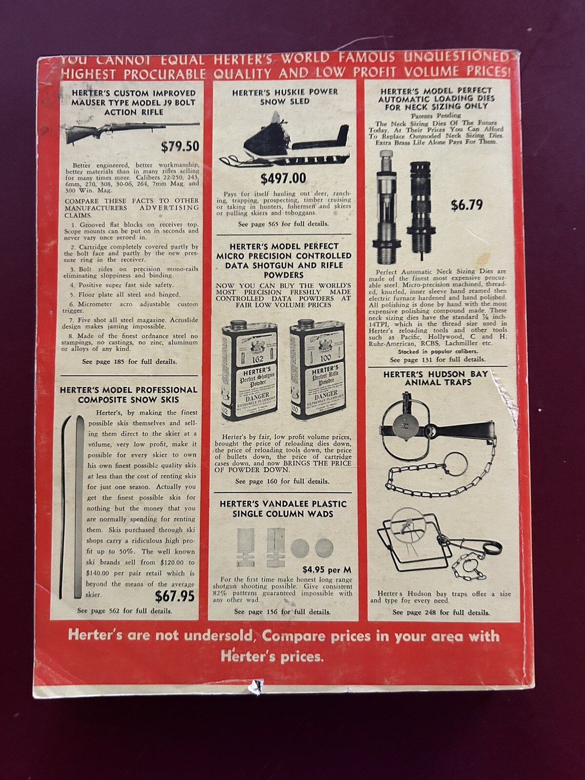 vintage 1967 Herter's catalog hunting, fishing and outdoor supplies ...