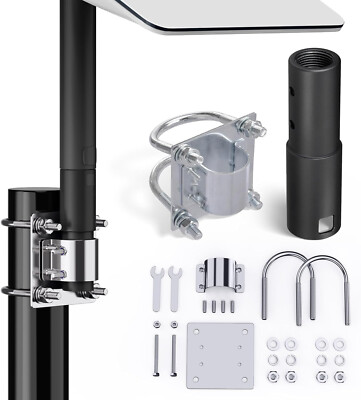 1x Starlink Pipe Mount Adapter &Clamp for V2 Rectangular Starlink ...
