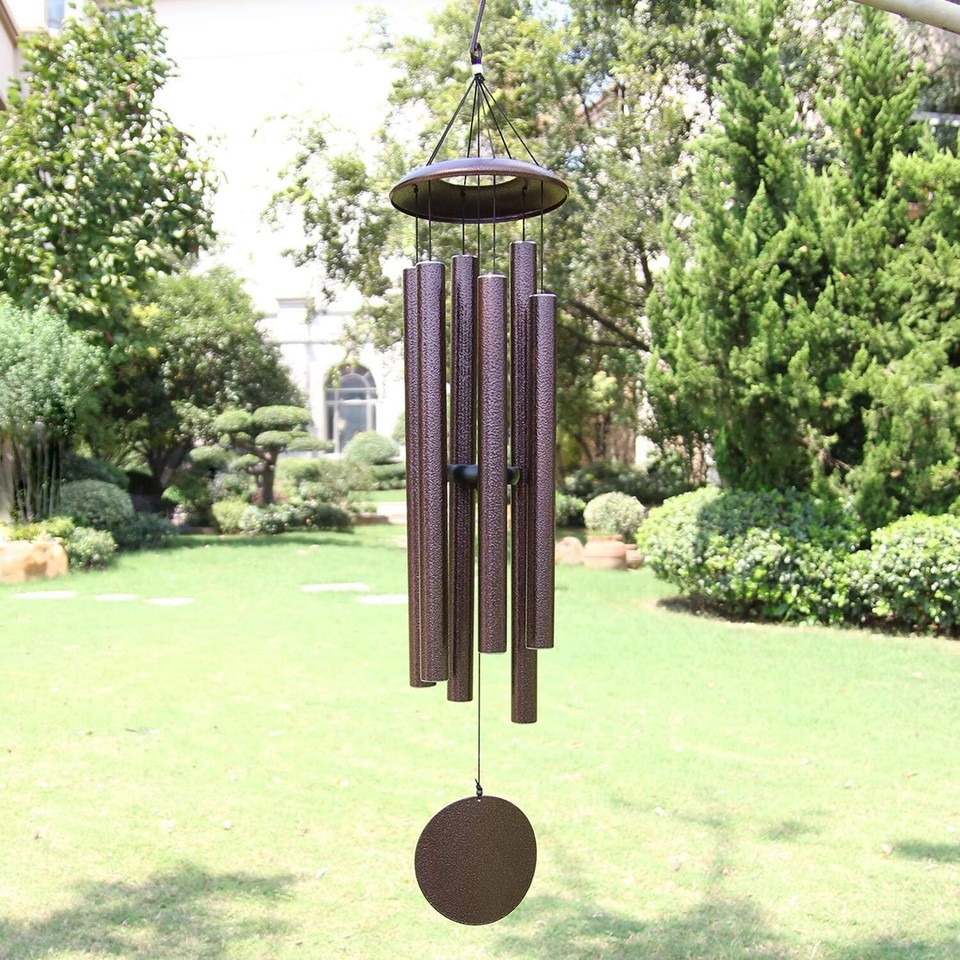 Extra Large 45" Aluminum Wind Chimes - Deep Tone for Outdoor Relaxation ...