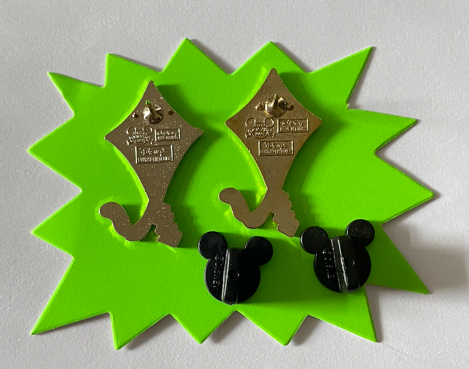 Disney Pin Lot of 2. Goofy and Donald Duck Faces in Teal and Blue Kites ...