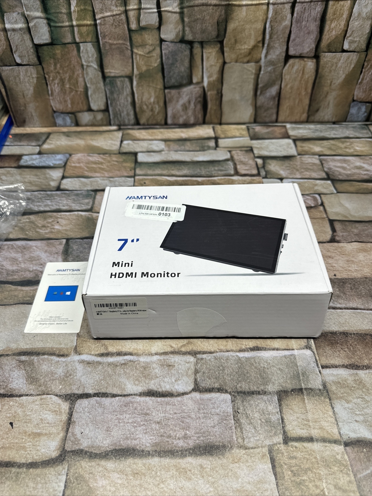 HAMTYSAN Raspberry Pi Screen 7 Inch HDMI Monitor 800x480 LCD Screen ...