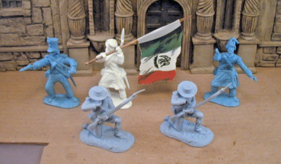 Lot Of 5 1/32 Alamo Conte & Paragon Mexicans Advancing Stock Figures ...