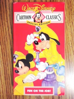 Walt Disney's Cartoon Classics Special Edition VHS Tape: Fun on the Job ...