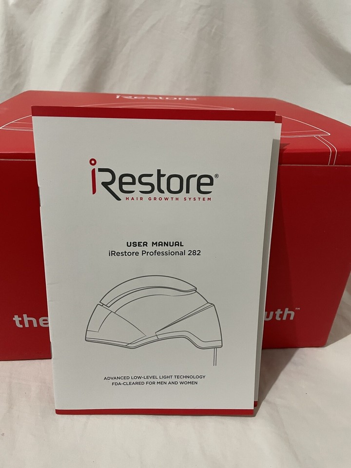 iRestore Professional 282 Laser Hair Growth System w/ Battery - Barely ...