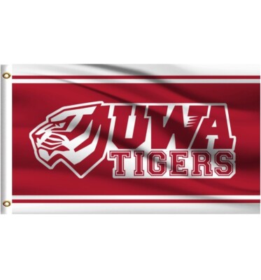 West Alabama Tigers UWA College Flag, Outside 3x5 Banner, Double Sided ...