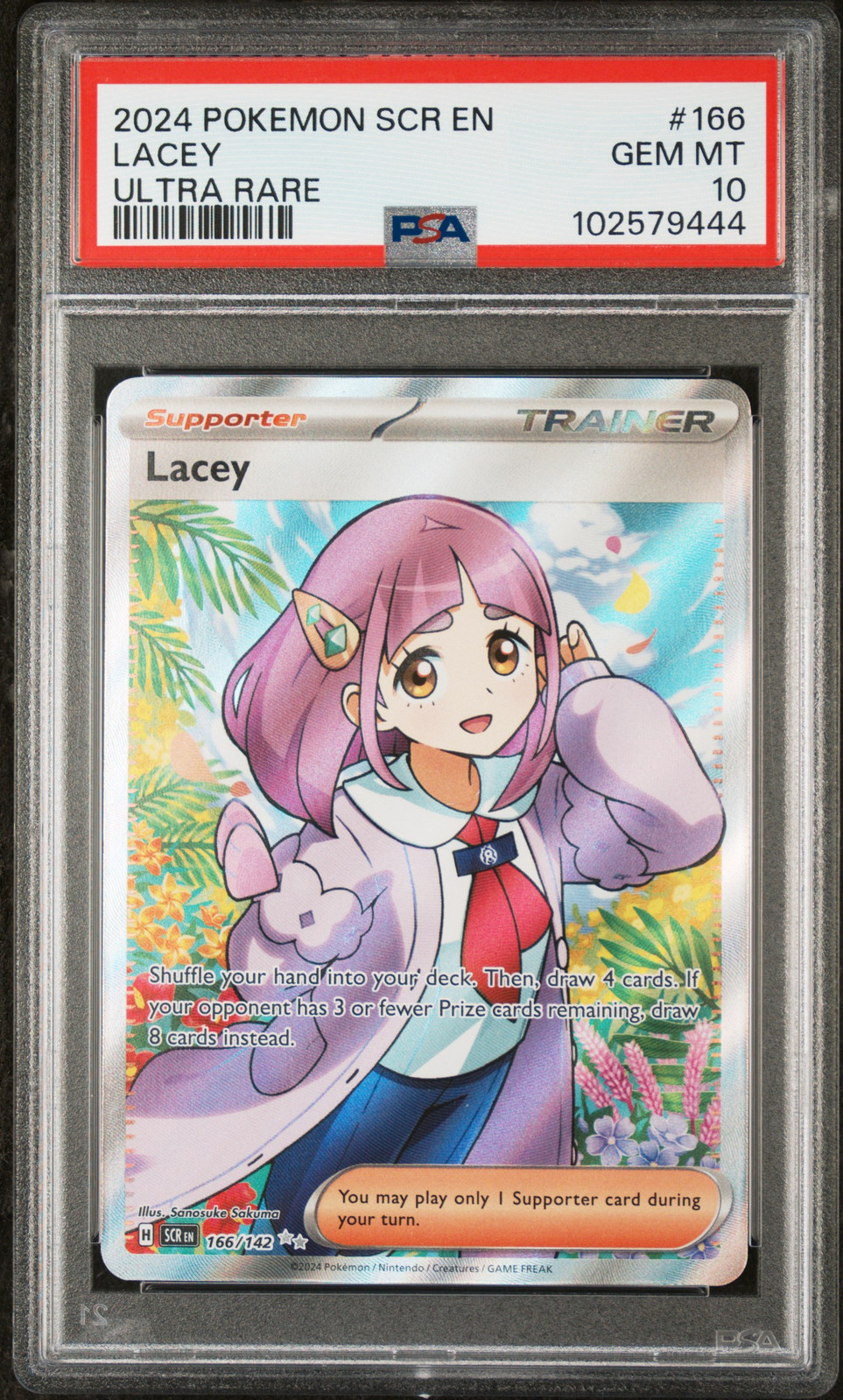 Lacey 2024 Scarlet & Violet: Stellar Crown #166/142 Ultra Rare (Full ...