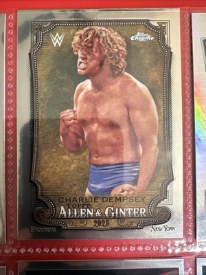 2025 Topps Chrome WWE - Allen & Ginter Charlie Dempsey #AG-CDY | eBay