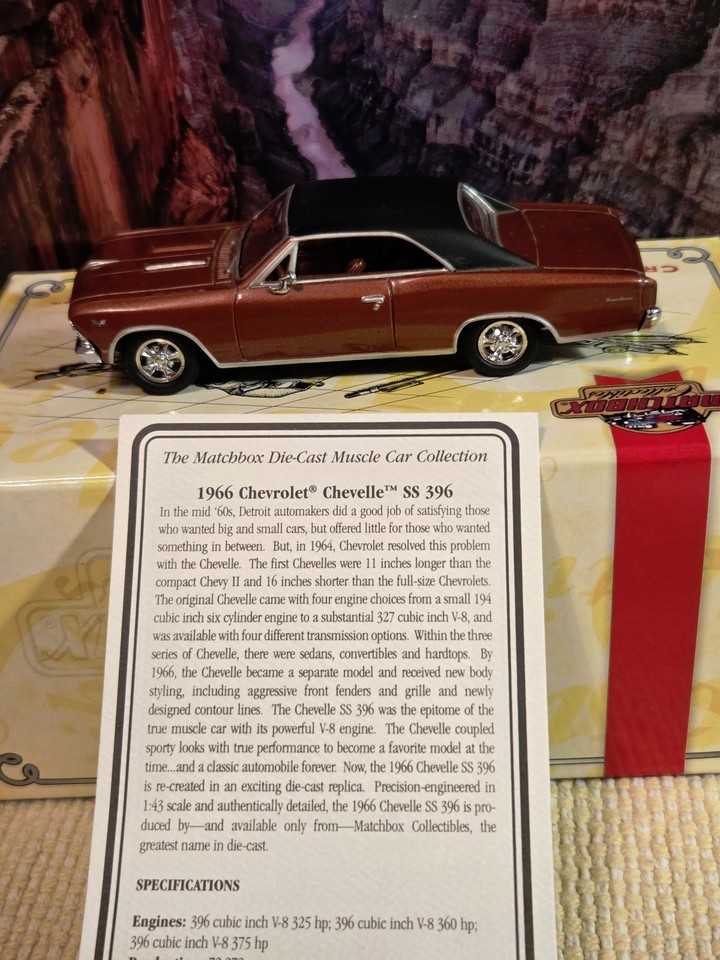 1966 Chevrolet Chevelle SS 396. 1/43 die-cast Matchbox in Madeira ...