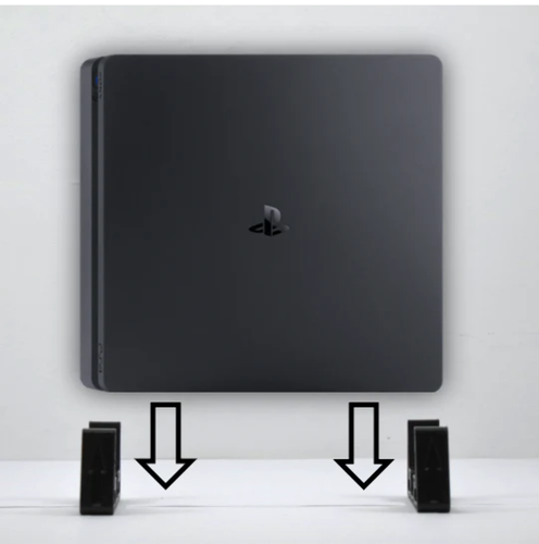 PS4 Slim Console Vertical Stand Adjustable, Diffrent Colours Available ...