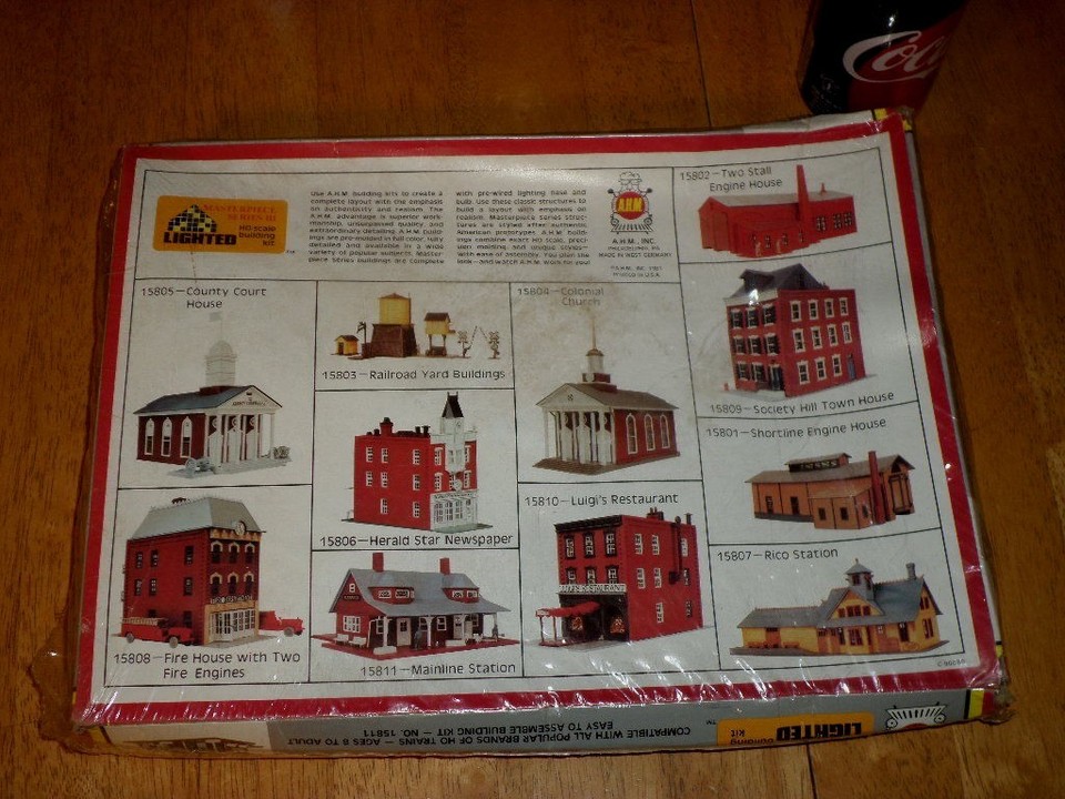 [ RXR ] HO SCALE - MAINLINE STATION BUILDING, Plastic Diorama Model Kit ...