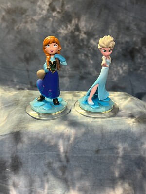 Ana & Elsa and (2) Ana Power Discs - DISNEY INFINITY Figure Characters ...