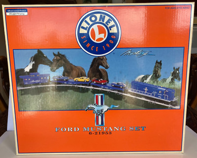 Lionel Ford Mustang 0-Gauge Train Set 6-21953 - Factory Sealed | eBay