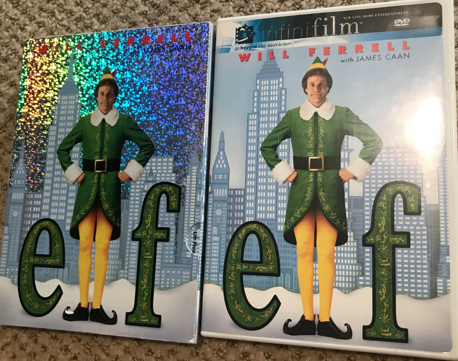 Elf (Infinifilm Edition) DVD Widescreen and Fullscreen, plus bonus ...