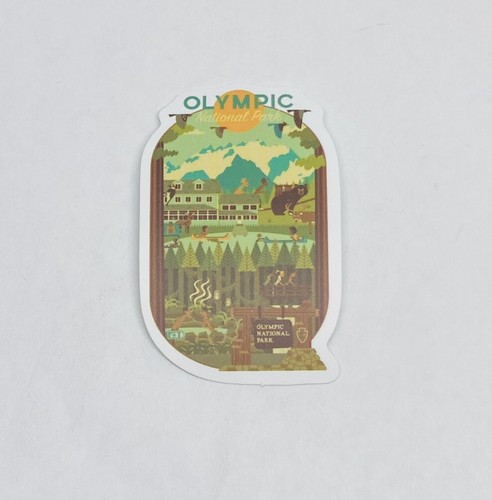 Olympic National Park Sticker Washington Travel Decal Vinyl Souvenir ...