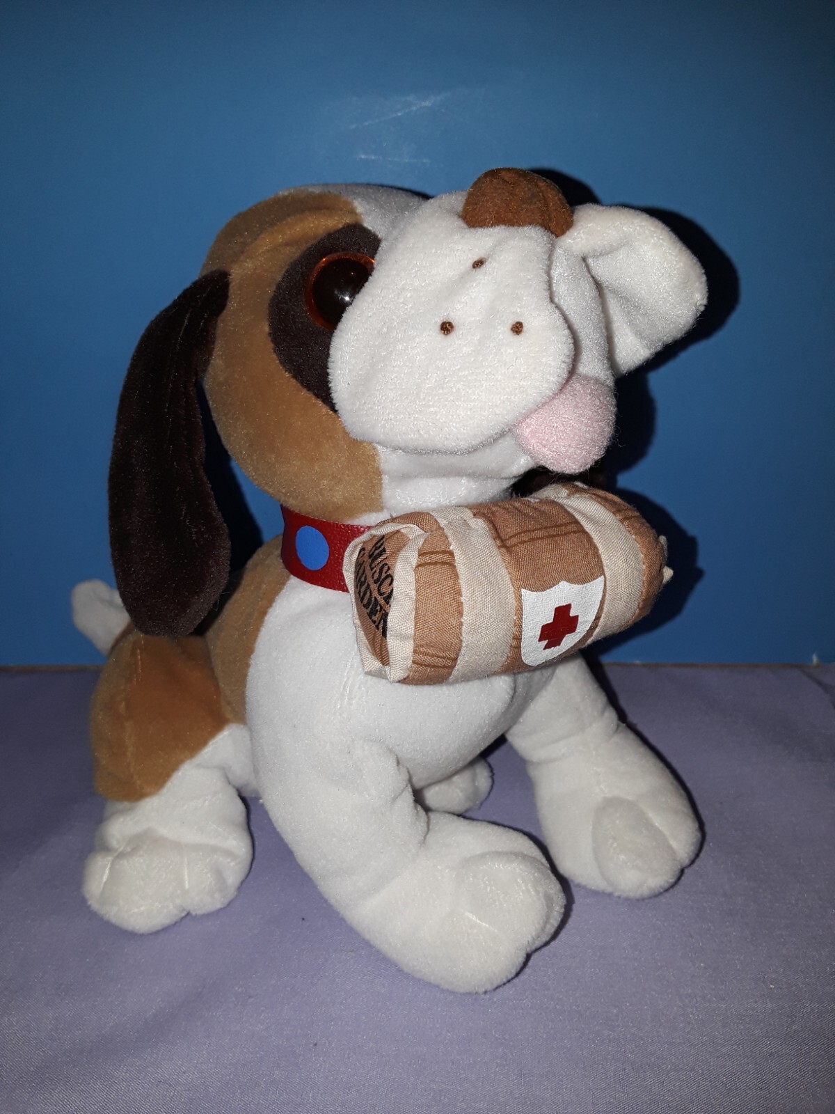 Toy Network Busch Garden St. Bernard First Aid Plush 7" Stuffed Dog | eBay