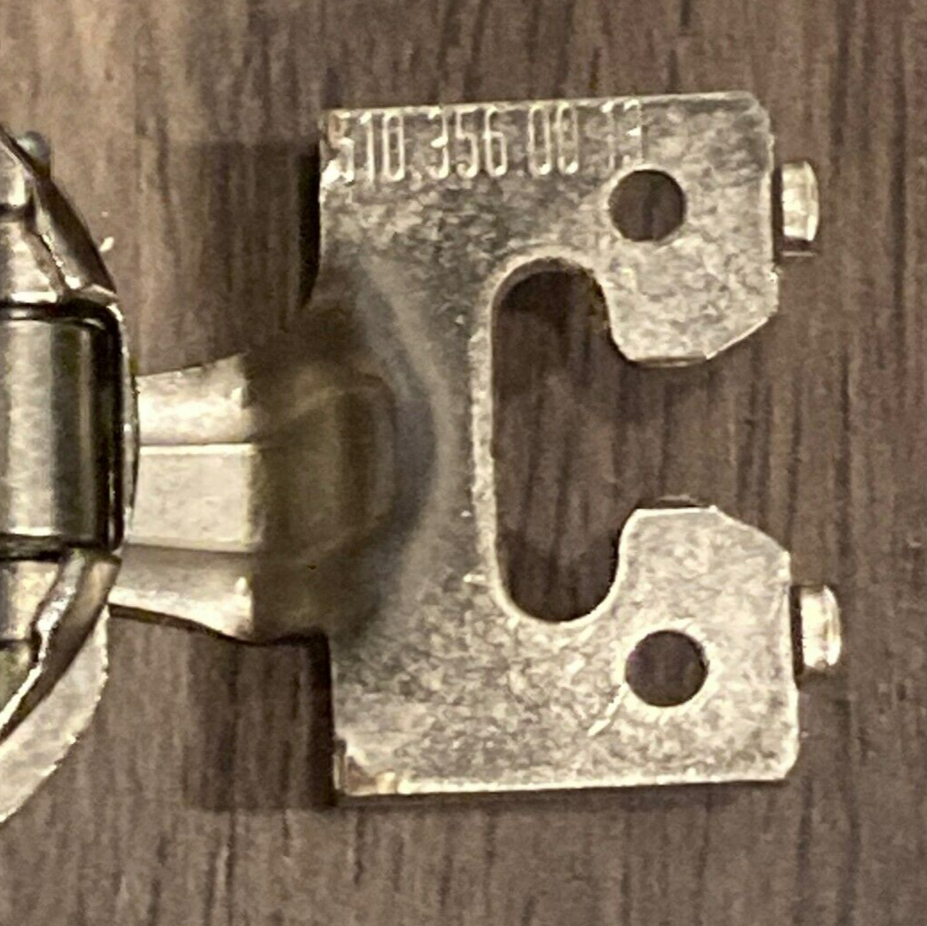 MEPLA Hinge - 698.256.50.00 - Nickel Face Frame w/ 510.356.00.13 ...