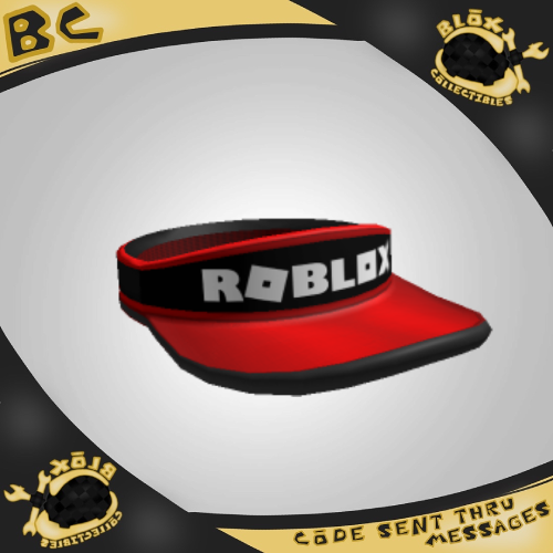 ROBLOX - ROBLOX Visor #1 *RARE SERIES 1* - CODE Sent Via Messages | eBay