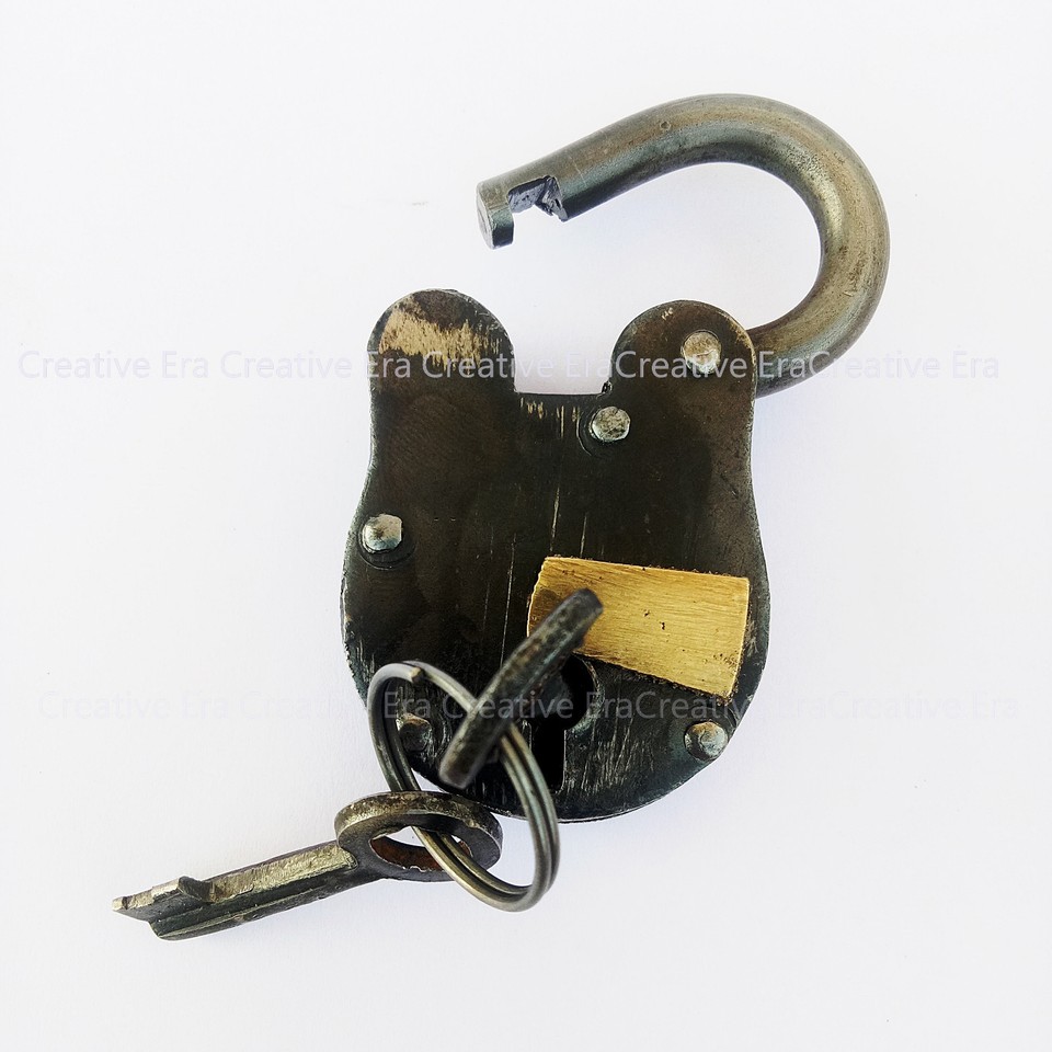 Iron Lock & Keys ~ Old Vintage Antique 1800s Style ~ Police Jailer ...