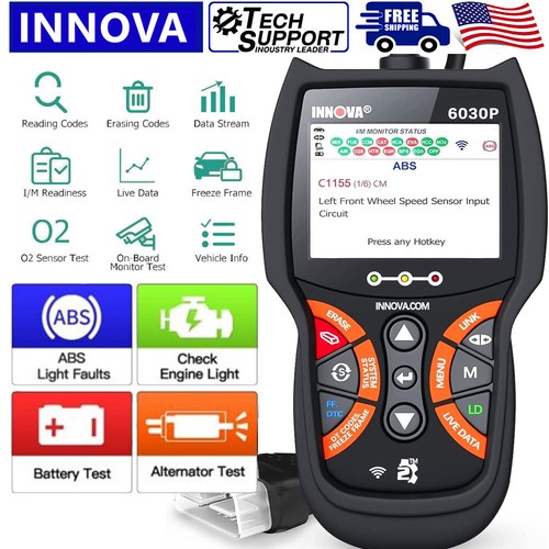 INNOVA OBD2 Scanner ABS Code Reader Check Engine Diagnostic Scan Tool ...